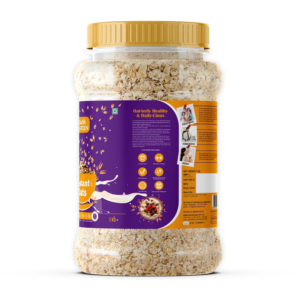 Buy Instant Oats 1kg online | Gluten Free | CookGarden – theCookgarden